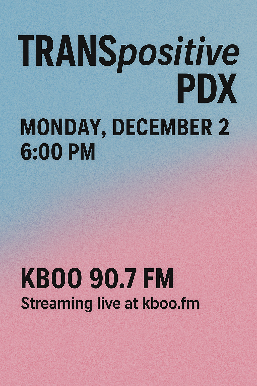 Transpositive Current Events | KBOO